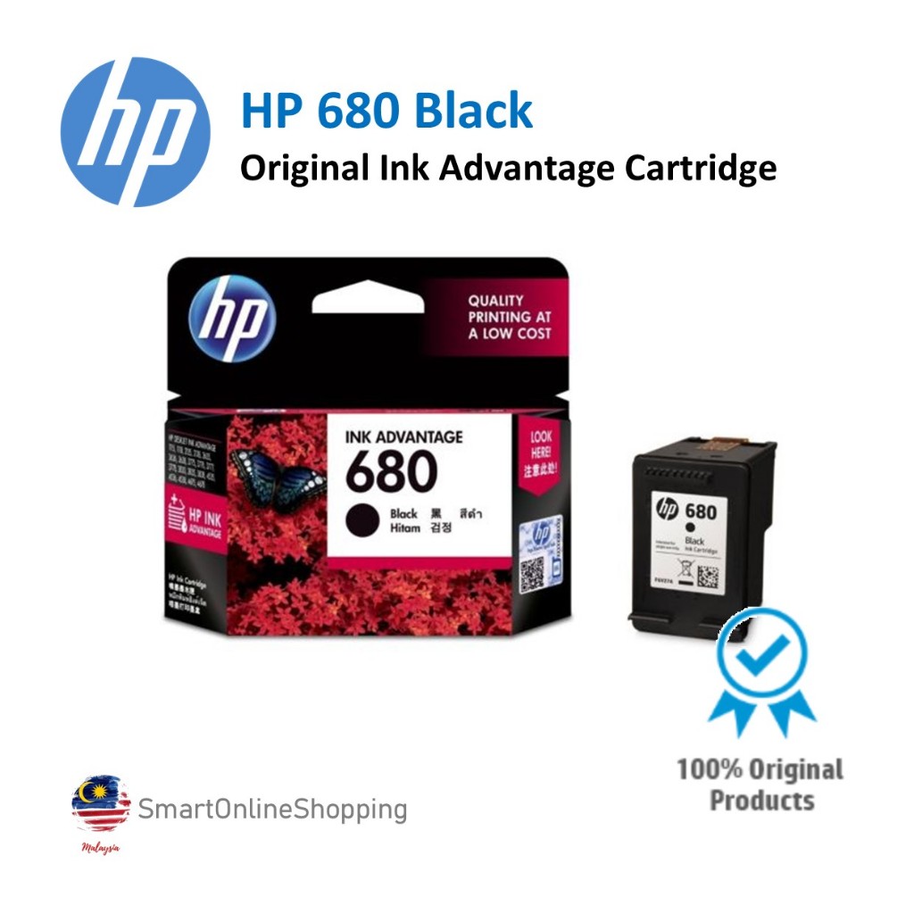 HP 680 Black Original | Tri-Color Ink Cartridge (F6V26AA | F6V27AA ...