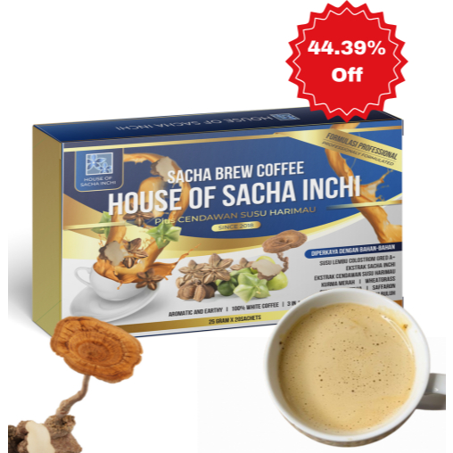 Kopi Cendawan Susu Harimau + Sacha Inchi, House Of Sacha Inchi (SACHA ...