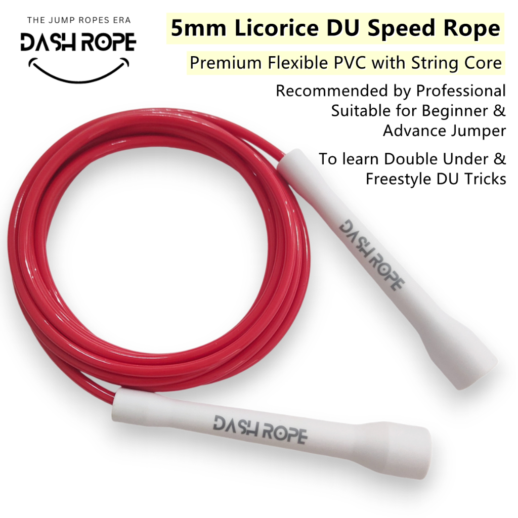 DASHROPE 2.0 5mm Freestyle Money Rope Speed Jump Rope Tali Lompat ...
