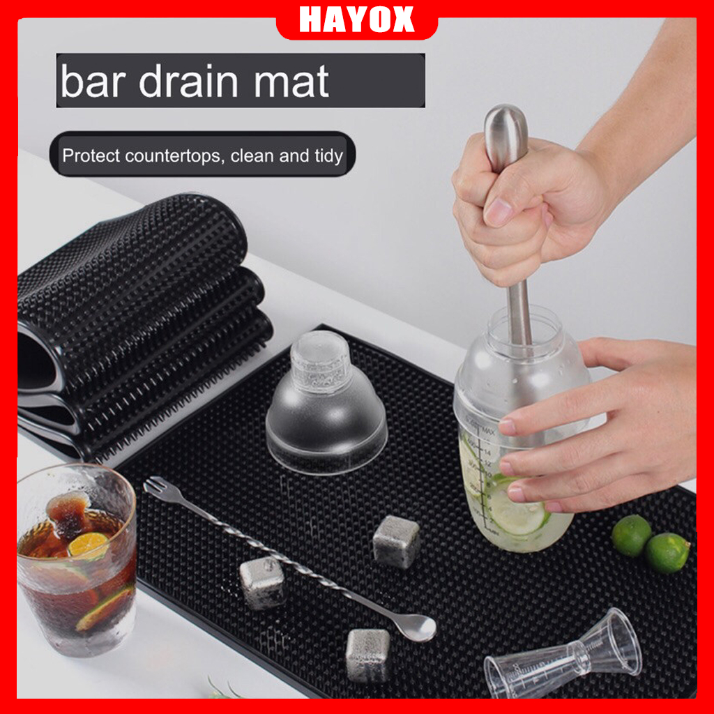 Coffee Espresso Barista Drip Mat Rubber Drip Spill Non-slip Bar Mat ...