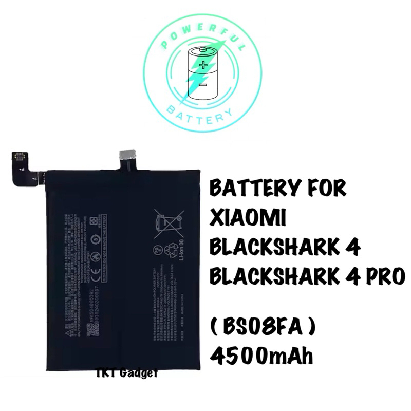 Battery For Ori Xiaomi Blackshark 4 / 4 Pro ( BS08FA ) 4500mAh | Shopee ...