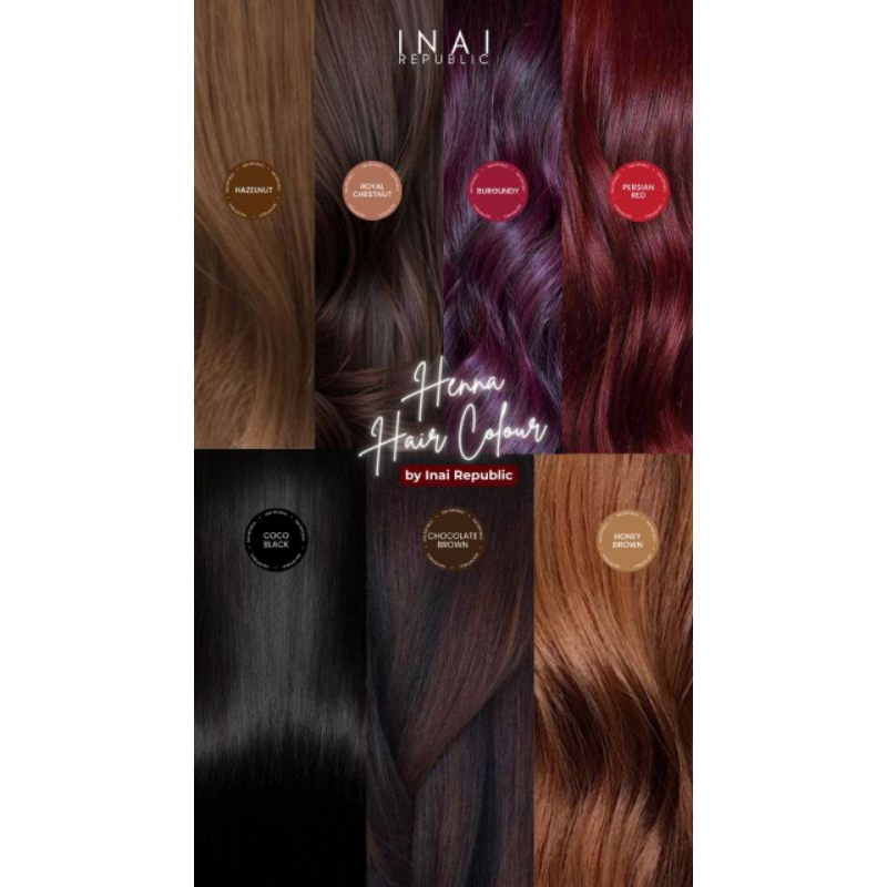 INAI PEWARNA RAMBUT HALAL SAH SOLAT INAI REPUBLIC (PREMIUM HENNA HAIR ...