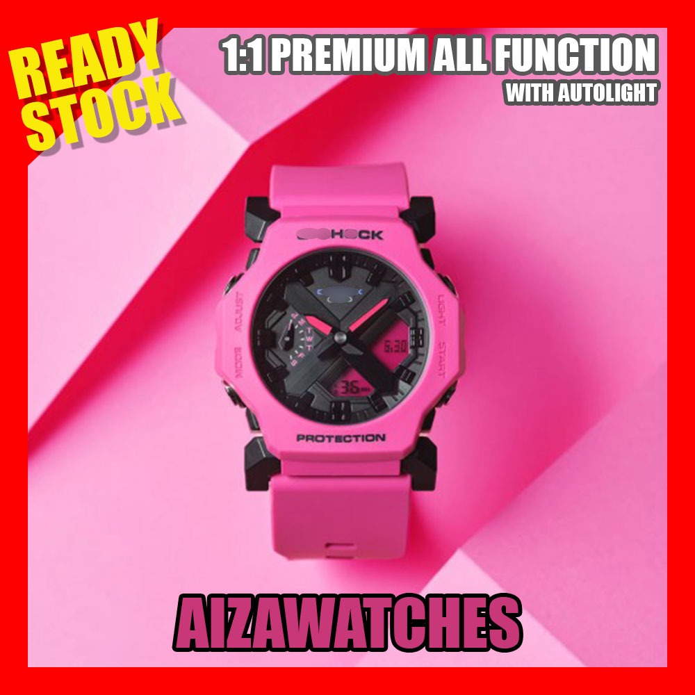 STOCK MY 1:1 PREMIUM CASIO G-SHOCK PINK TMJ GA-2300 BNB FIT ORI digital ...