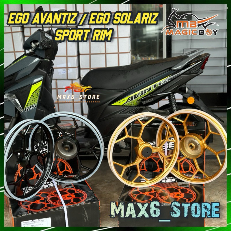 YAMAHA EGO AVANTIZ / EGO SOLARIZ MAGIC BOY AEROX THAI CNC SPORT RIM 17 ...