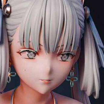 Mi Yin Studio - Bikini Jinhsi Wuthering Waves Resin Statue GK Anime ...