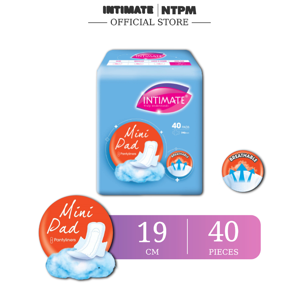 Intimate Mini Pad Wing 190mm (40's) | Shopee Malaysia