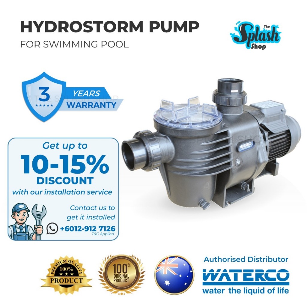 𝐏𝐔𝐌𝐏 - Hydrostorm Pump for Swimming Pool : WATERCO TOP QUALITY | Shopee ...
