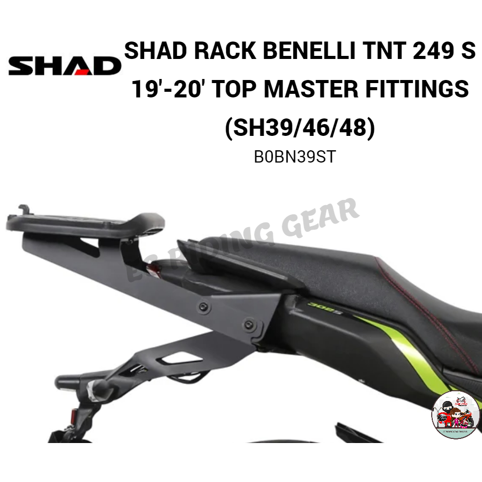 SHAD RACK BENELLI TNT 249 S 19'-20' TOP MASTER FITTINGS(SH39/46/48 ...