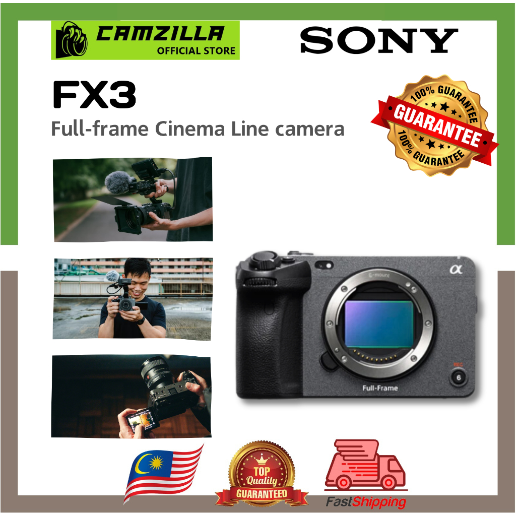 SONY FX3 Cinema Line Full-frame camera ILME-FX3 | Shopee Malaysia