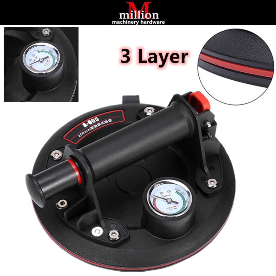 Suction Cups Ceramic Tile Glass Suction Cup Handler Pump 200Kg Vacuum ...