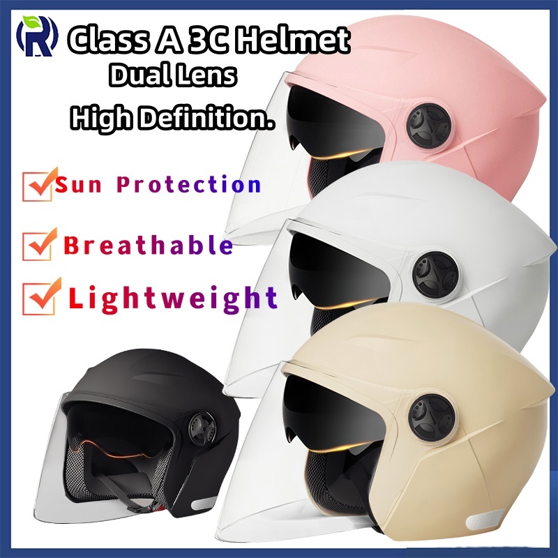 Topi Keledar Motor Helmet Motorcycle Helmet Motor Murah Half Cut Open ...