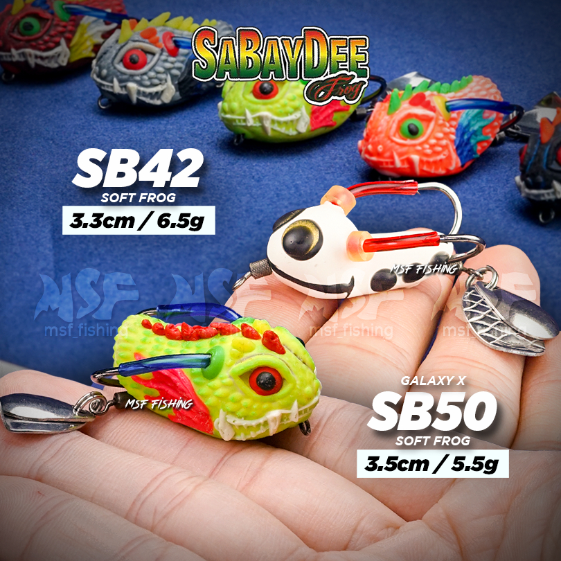 [MSF] Sabaydee SB42 & SB50 Soft Frog | 3.5cm / 6.5g | Umpan Tiruan ...