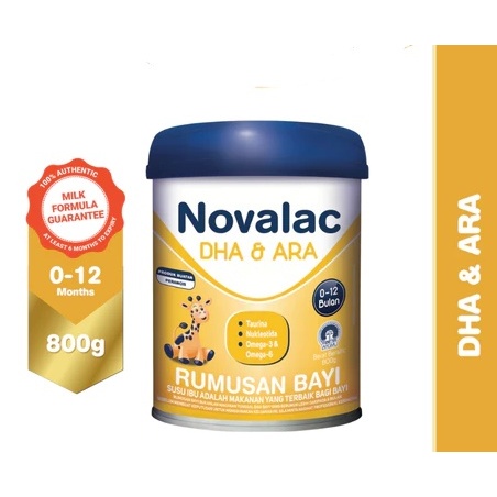 Novalac DHA & ARA Infant Formula 800g | Shopee Malaysia