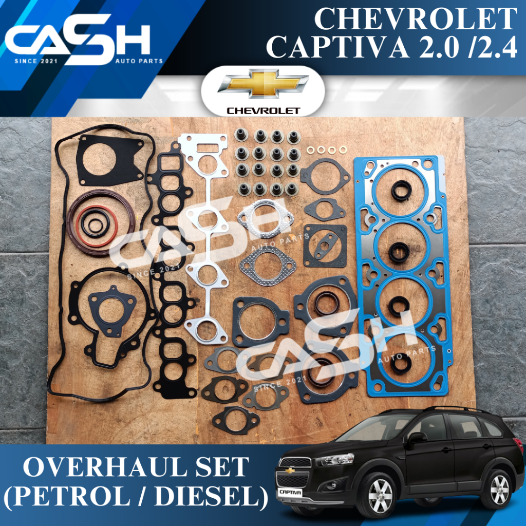 CHEVROLET CAPTIVA 2.0/2.4 OVERHAUL SET TOP OVERHAUL SET CHEVROLET CAPTIVA C100 FULL SET CAPTIVA ...