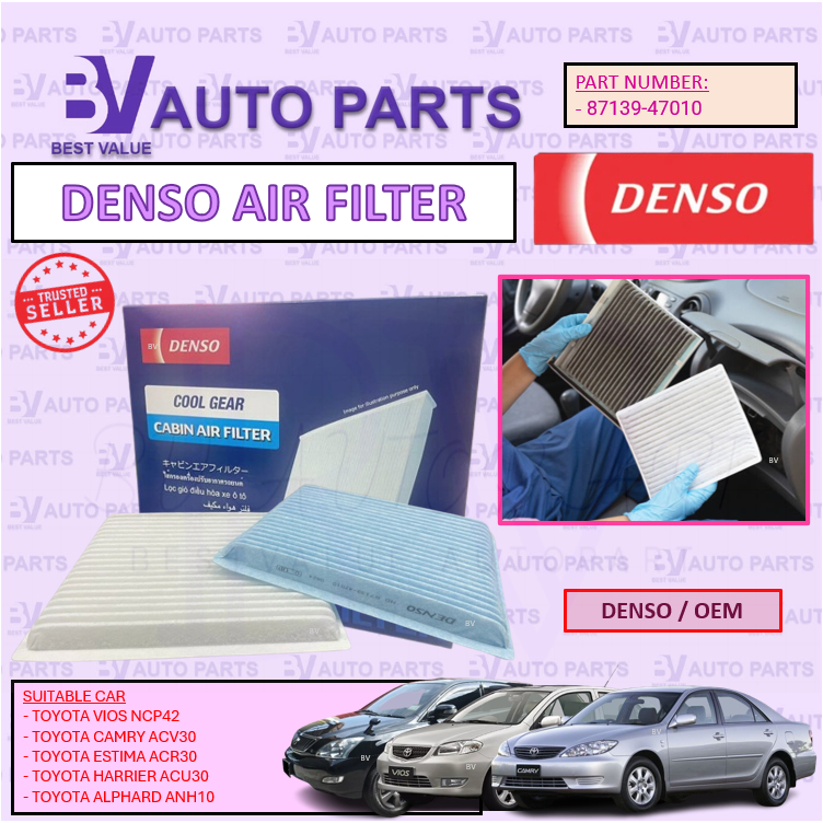 💫MALAYSIA STOCK💫DENSO TOYOTA VIOS NCP42 ACV30 ALPHARD ANH10 ESTIMA ...