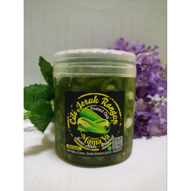 cili jeruk lada hijau ( pickle chili ) | Shopee Malaysia