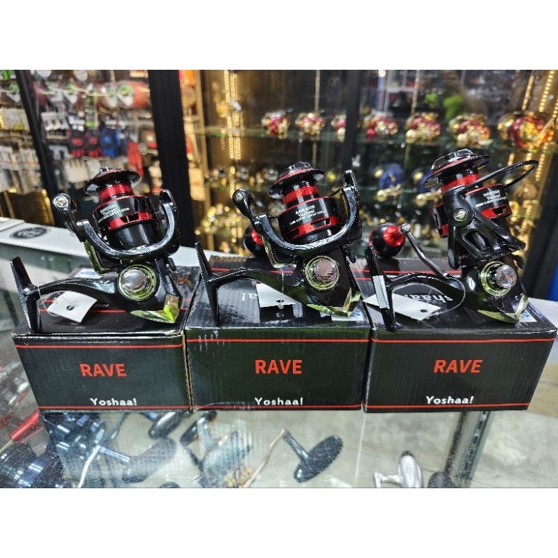 YOSHAA RAVE 2000/4000/5000, SPINNING FISHING REEL/MESIN SPINNING MURAH ...