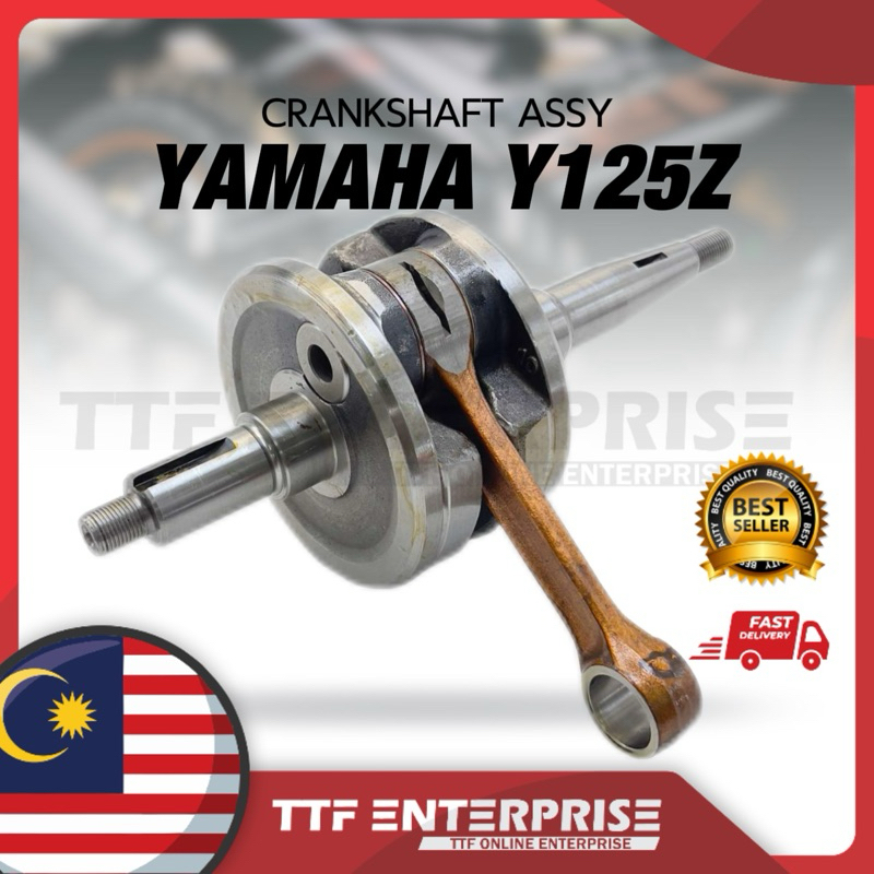 YAMAHA Y125Z CRANKSHAFT ASSY CRANK SHAFT COMPELET Y125 Z GRENSAP | Shopee Malaysia