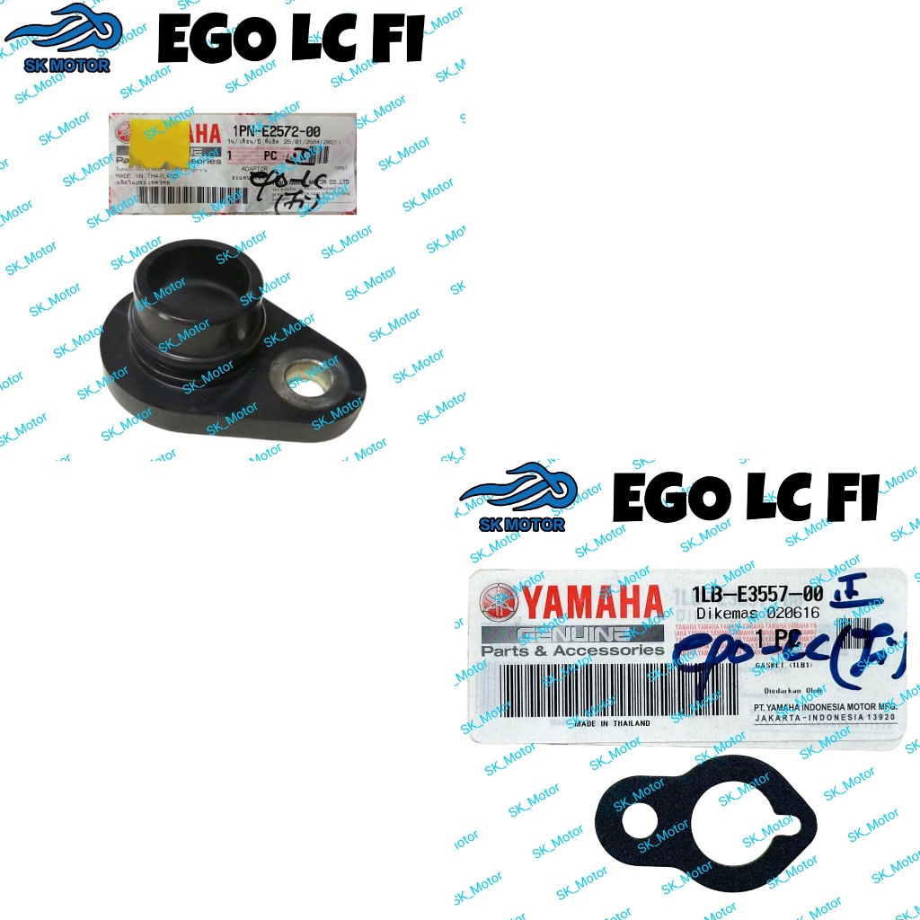 Yamaha EGO LC FI Original Adapter Adaptor Manifold Gasket Throttle Body ...
