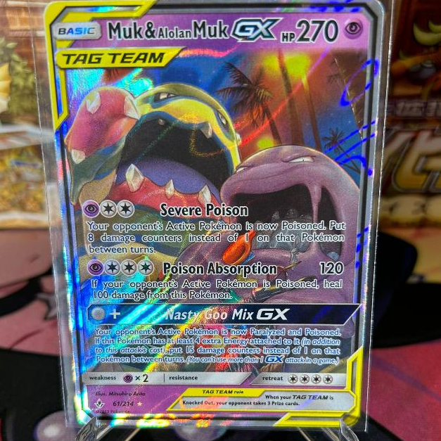 Pokemon TCG - SM Unbroken Bonds - Muk & Alolan Muk - 61/214 | Shopee ...
