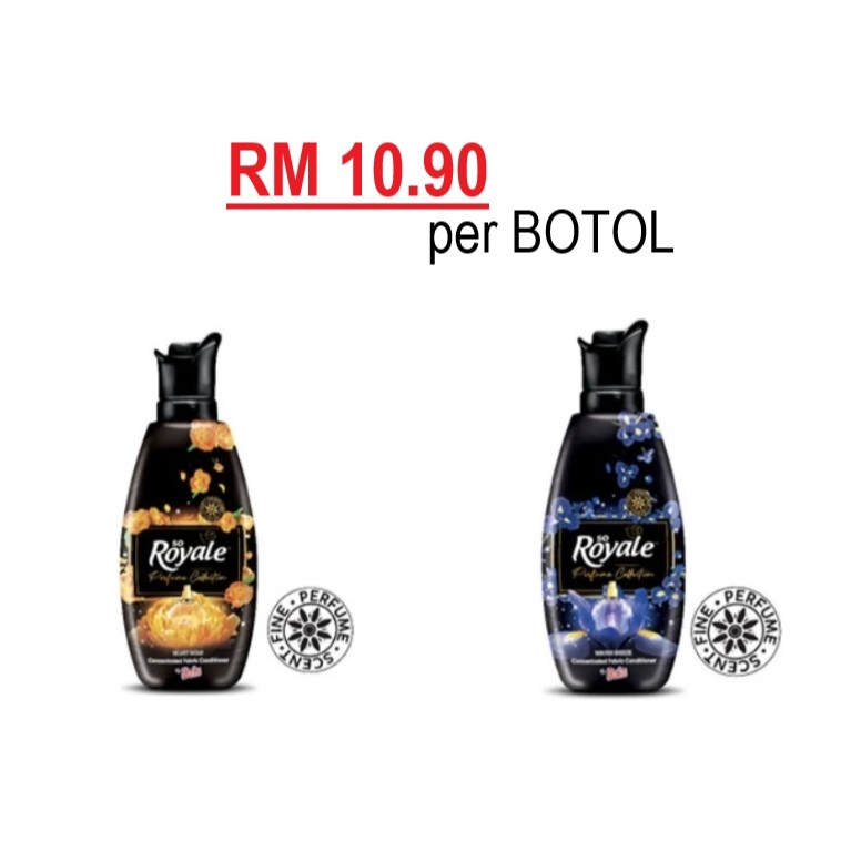 DAIA SO-ROYALE PERFUME CONCENTRATED FABRIC SOFTENER 900ML | Shopee Malaysia