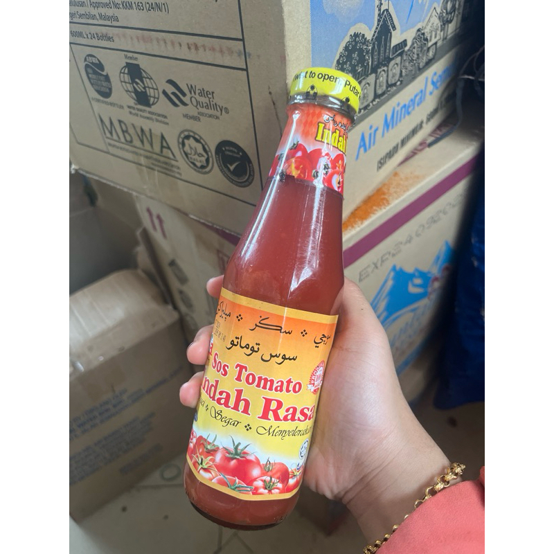 SOS TOMATO INDAH RASA BOTOL KACA | Shopee Malaysia