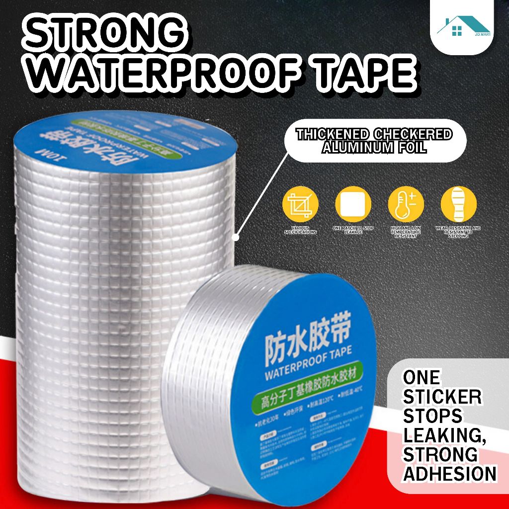 Waterproof Tape aluminum foil butyl sealing self adhesive tape color steel bungalow roof ...