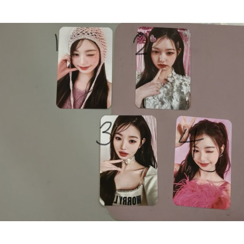 PC Series- IVE Wonyoung x AMUSE Endorsement Card (check desc) | Shopee ...