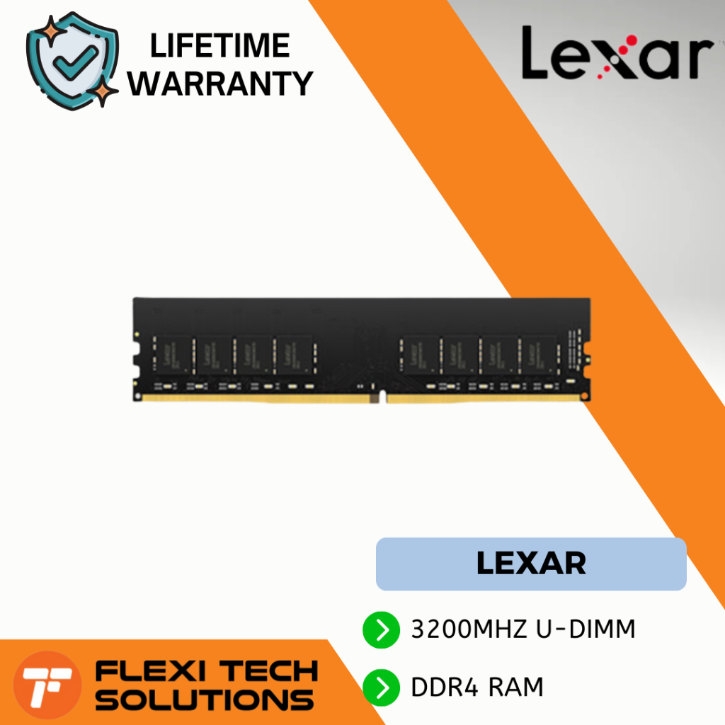 Flexi Tech Lexar 8GB / 16GB / 32GB 3200MHz DDR4 U-DIMM Desktop Memory | Shopee Malaysia