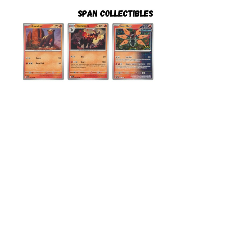 Pokemon TCG - Scarlet & Violet | Shrouded Fable | Fire Pokemon Common ...