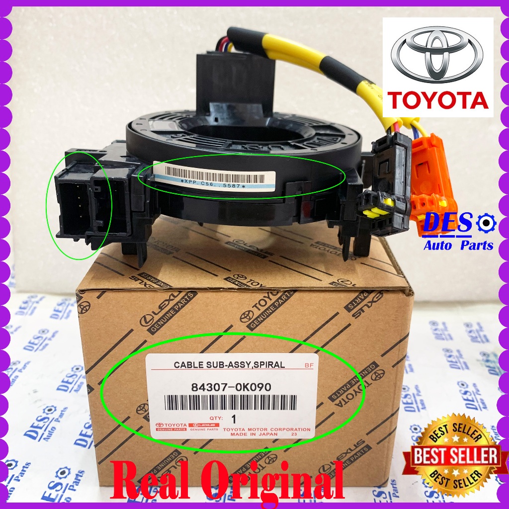 Original Toyota 84307-0K090 CLOCK SPRING for TOYOTA YARIS ,VIOS ,REVO ...