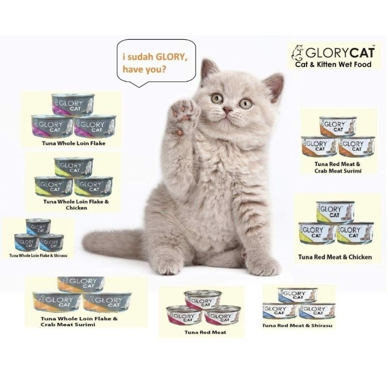 Glory Cat Canned Food (75g) | Shopee Malaysia
