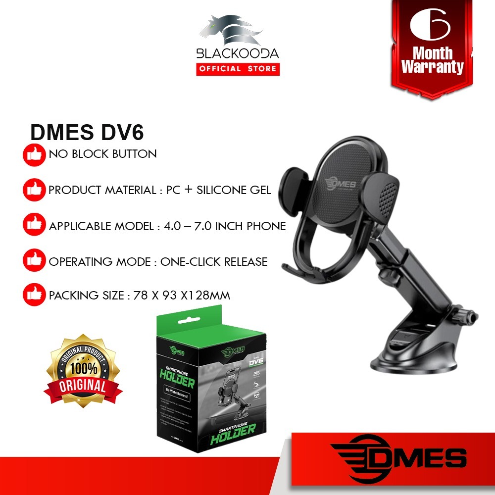 Dmes DV6 Car Phone Holder For Dashboard Windshield Mobile Car (READY ...
