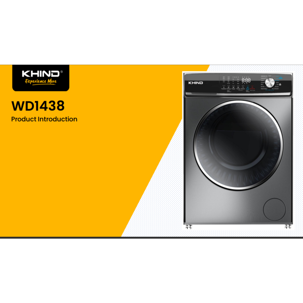 KHIND WD1438 - 2-IN-1 WASHER DRYER | Shopee Malaysia