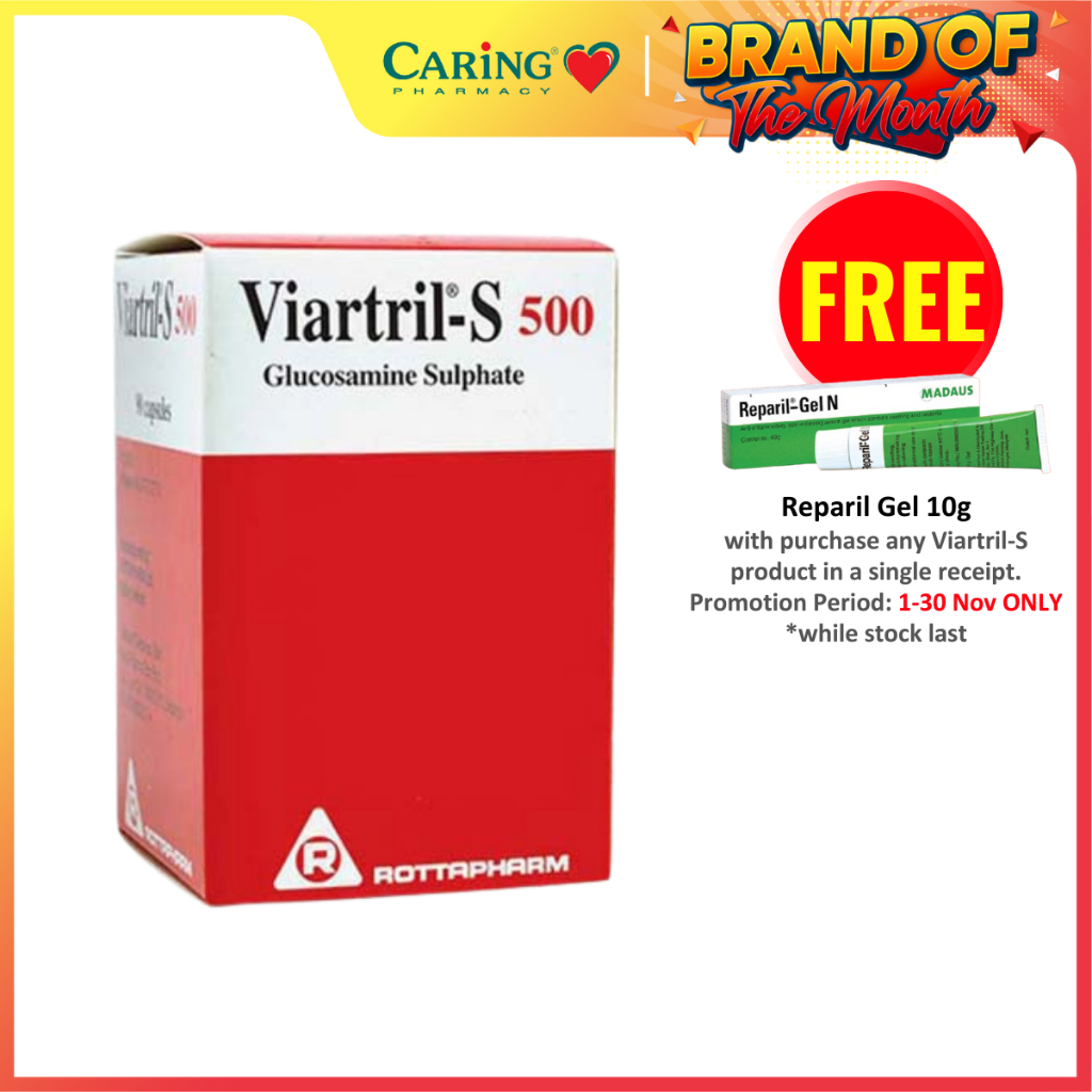 VIARTRIL-S (500MG × 90S) (CARING PHARMACY) | Shopee Malaysia