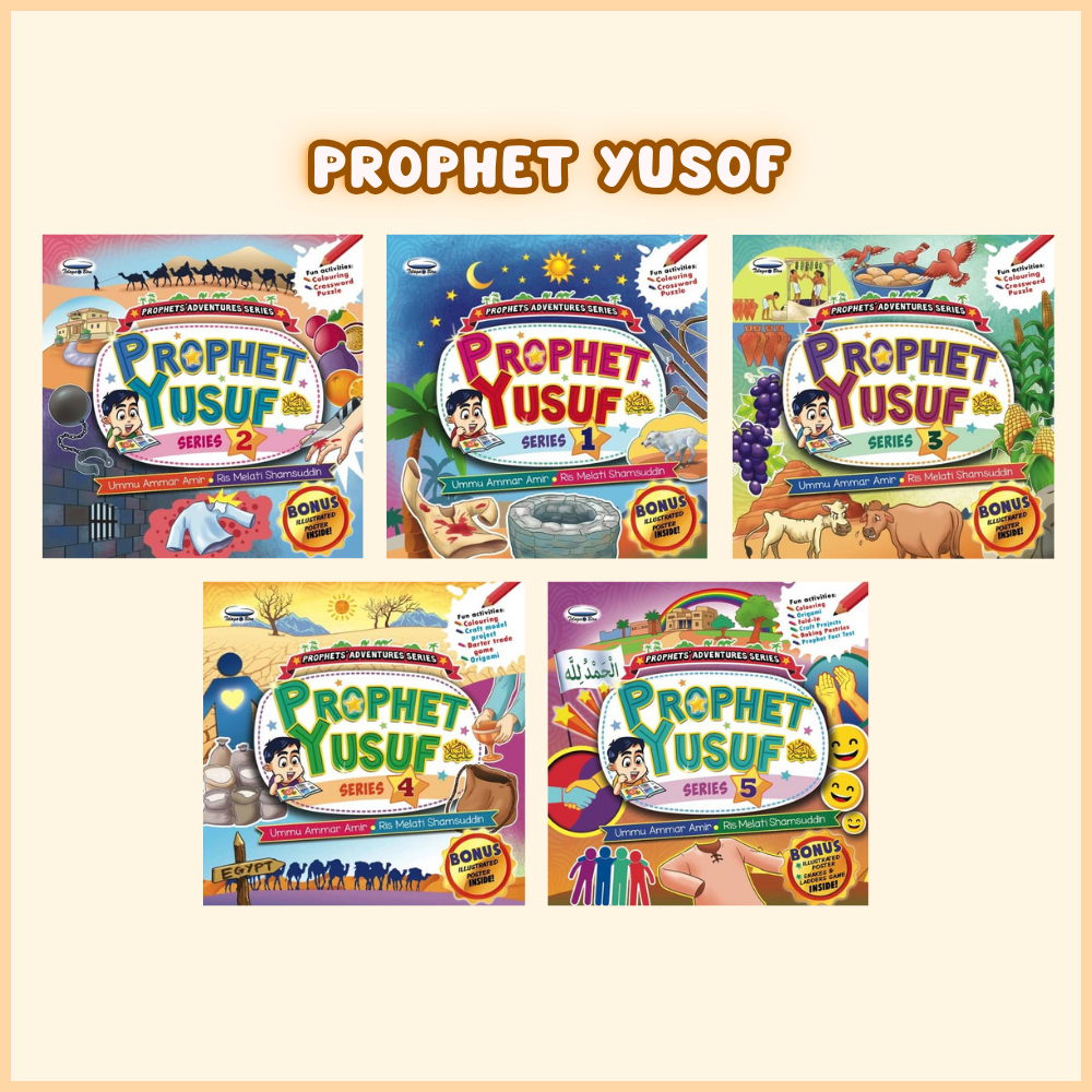 PROPHET YUSUF SERIES 1 - 5 Yusof Telaga Biru Kisah Nabi Yusof | Shopee ...