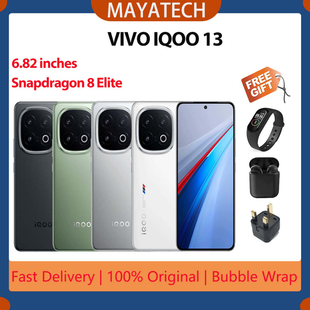 NEW VIVO iQOO 13 6.82 inches 6150 mAh Snapdragon 8 Elite (3 nm) 120W Charging 50 MP*64 MP*50 MP ...