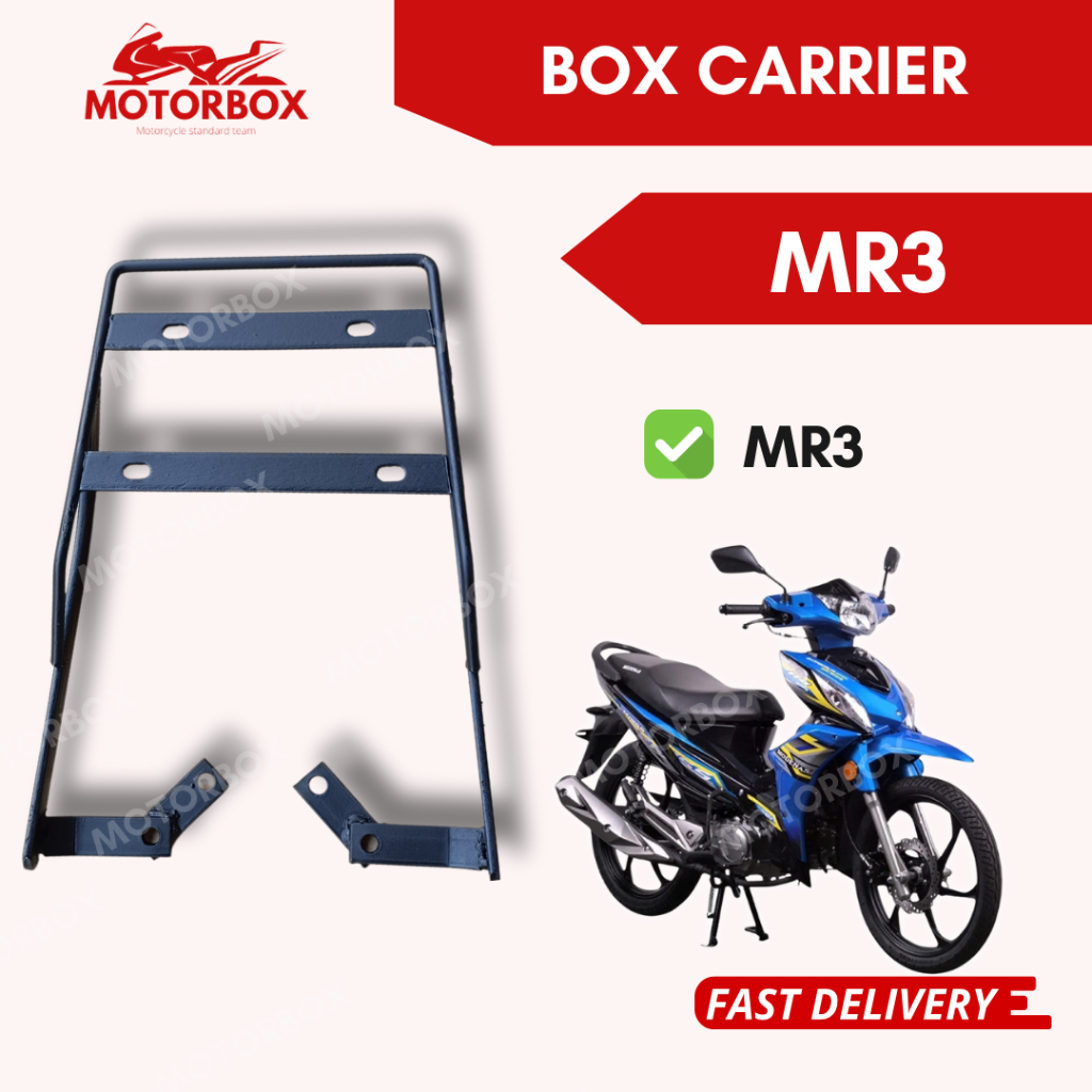 MODENAS KRISS110 NEW MR3 EURO 3 BOX CARRIER BRACKET PVC KOTAK BESI ...
