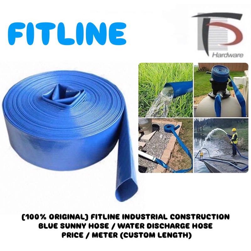 [100% ORIGINAL] FITLINE INDUSTRIAL CONSTRUCTION BLUE SUNNY HOSE / WATER ...