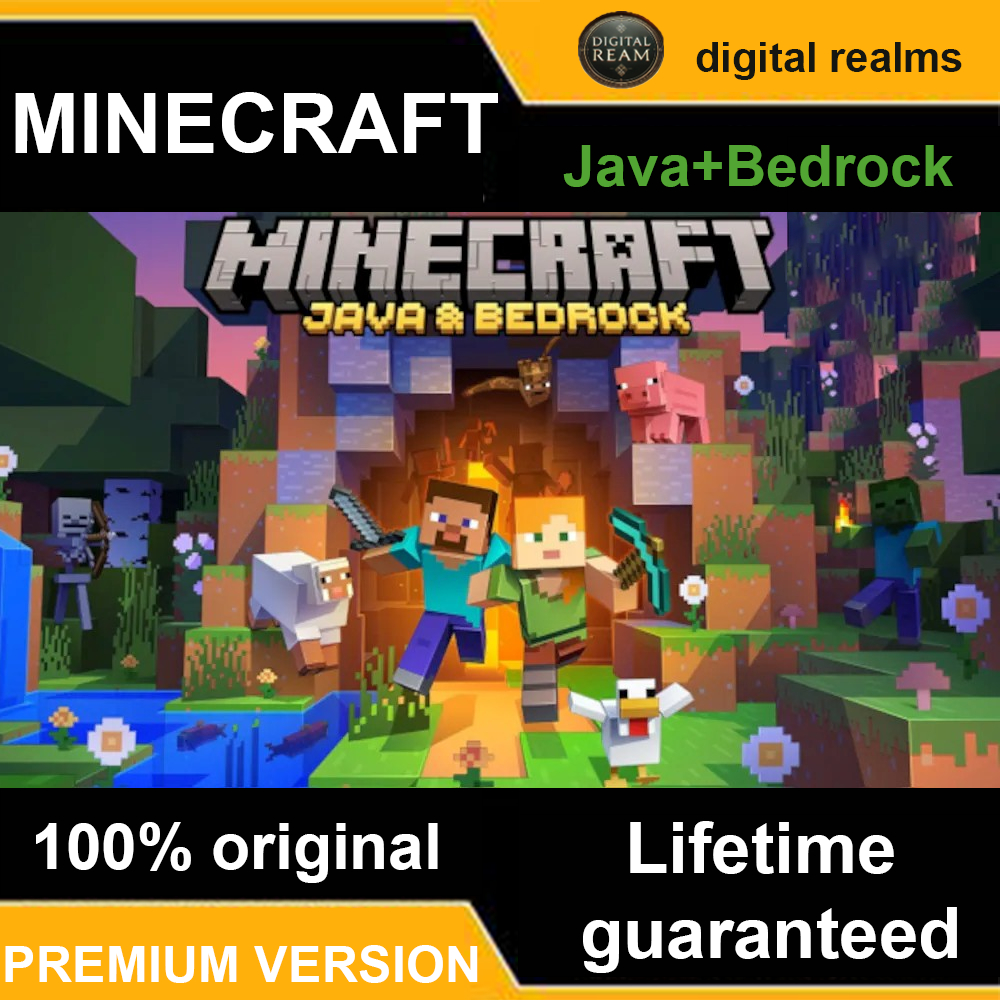 🔥Minecraft WIN10/11 Java+Bedrock Edition PC GAME🔥 | Shopee Malaysia