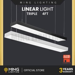 Linear Pendant Lamp Light LED Office Light T8 Casing Kalimantang 2FT ...