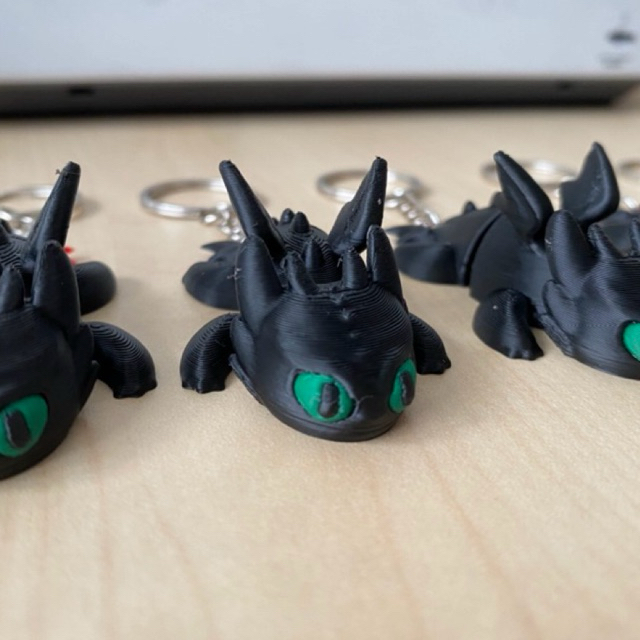 Toothless Keychain - Inspired by How to Train Your Dragon | Shopee Malaysia