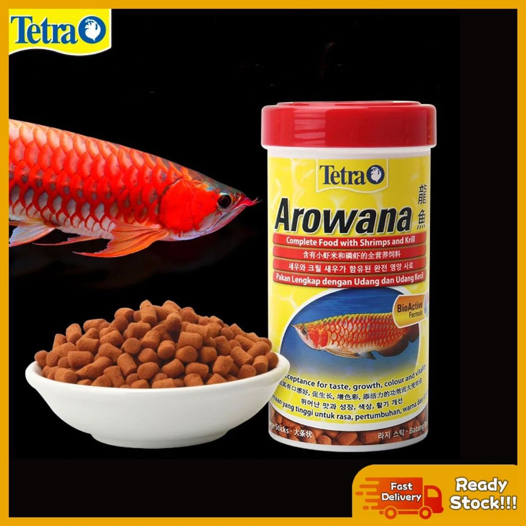Tetra Arowana Complete Food With Shrimps And Krill /Makanan Arowana ...
