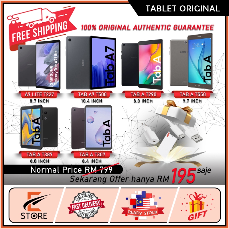 [💯ORI💯] SAM GALAXY TAB A8 X200 | A7 LITE T227 | A7 T500 | TAB A T290 ...