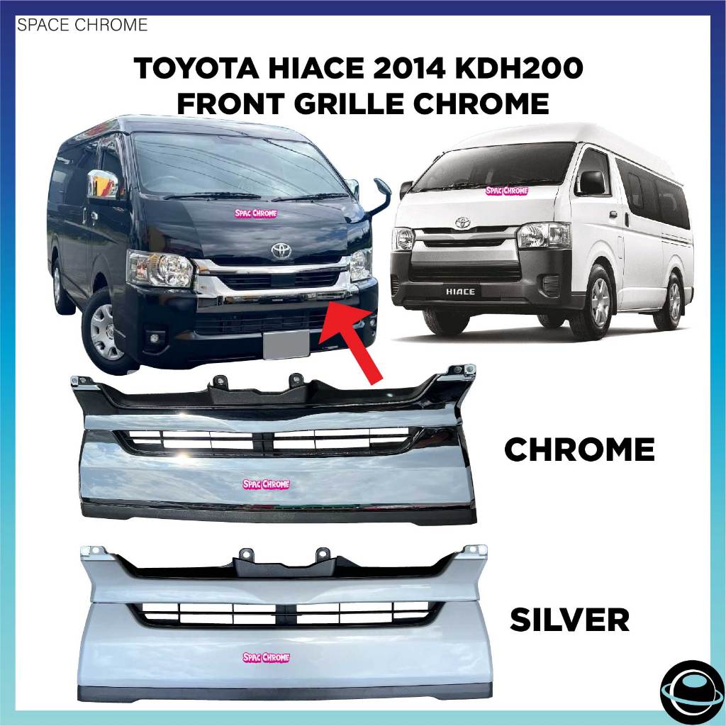 TOYOTA HIACE KDH200 2014 FRONT GRILLE (SALONG DEPAN) 2015 2016 2017 ...