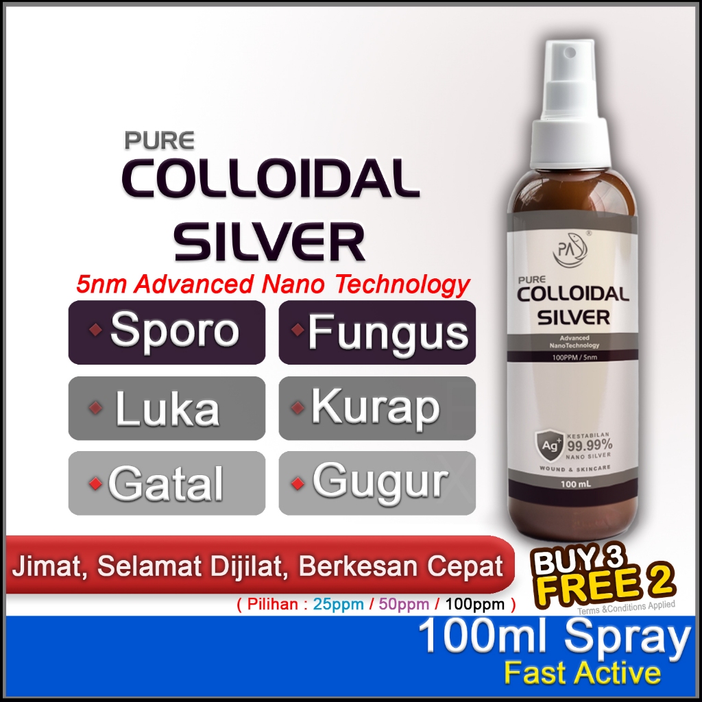 PA® Pure Colloidal Silver spray anti-microbial best effective Pet ...