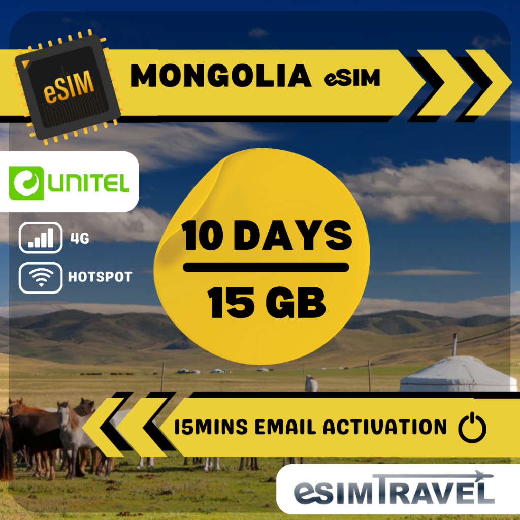 eSIM Mongolia Unitel 4G Travel eSIM | Shopee Malaysia