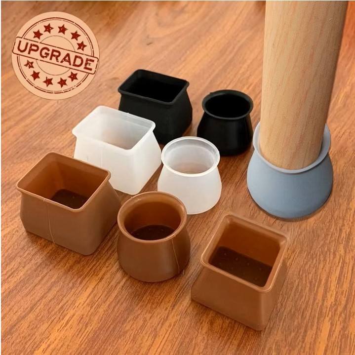 MutPenutup kaki kerusi Silicone Chair Foot Cover Table Pad Stool Leg ...