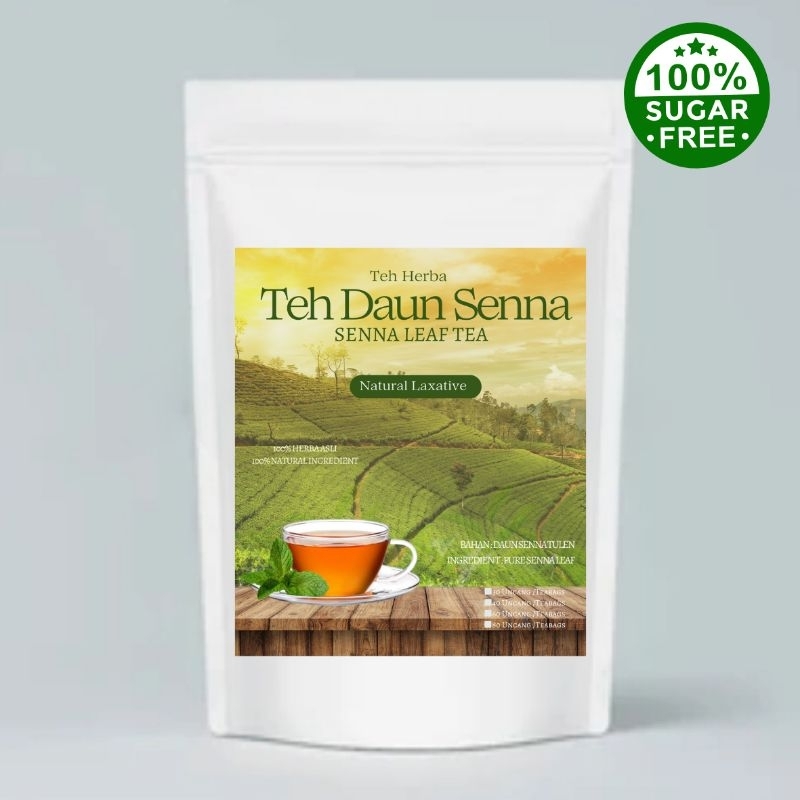 Teh Daun Senna Tulen 50 uncang / Pure Senna Leaf Tea 50 Teabags ...
