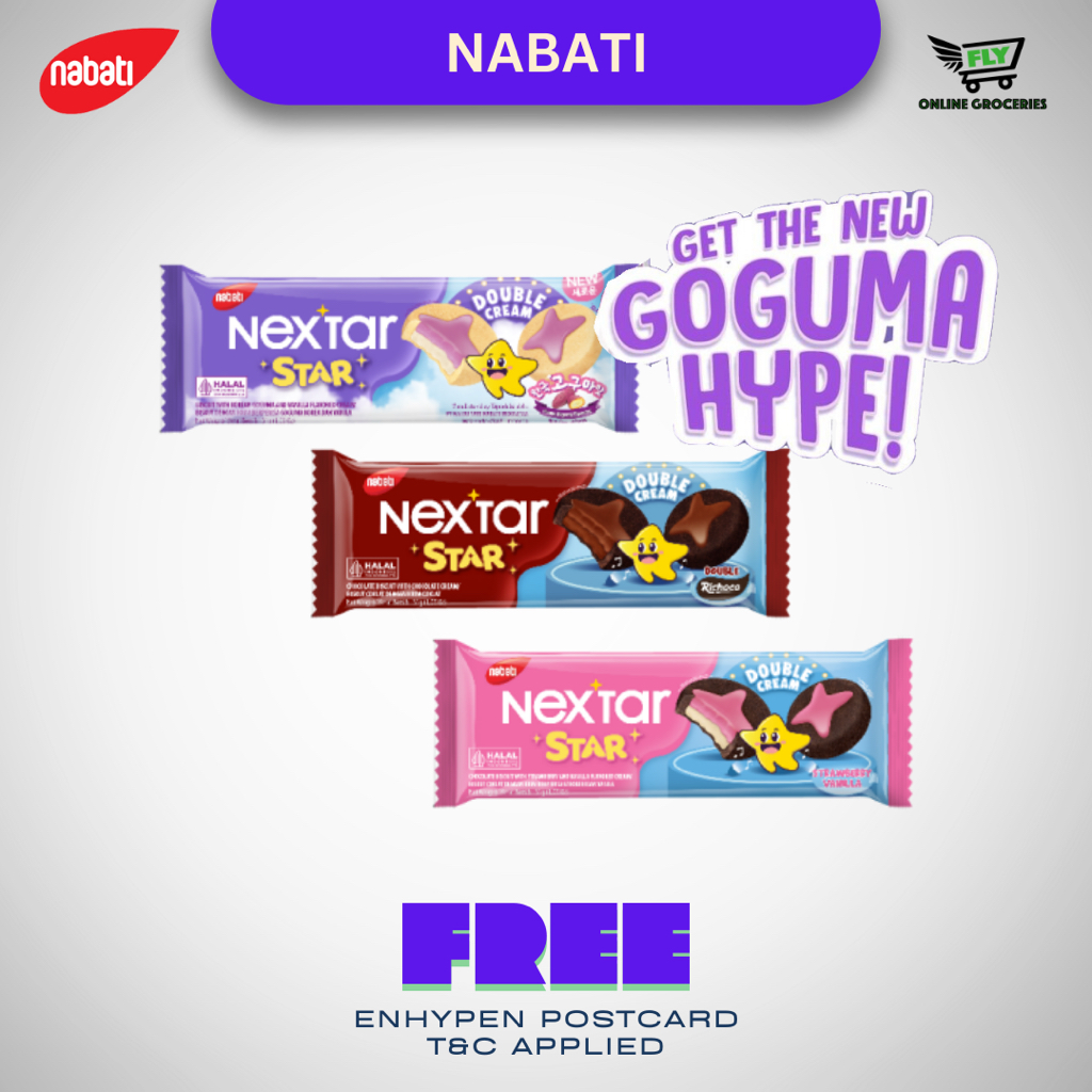 Nabati Nextar Star Sandwich 31g x10 | Shopee Malaysia